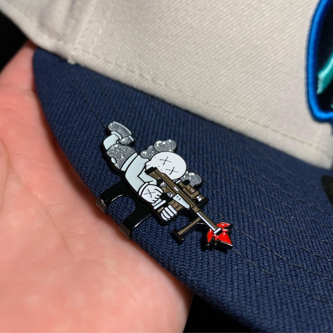 Kaws Sniper Silver Hat Clip - Etsy