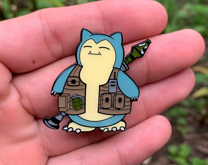 Snorlax Belico Pin - Etsy