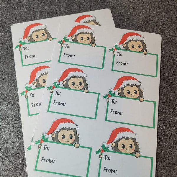 Monkey Labels - Etsy