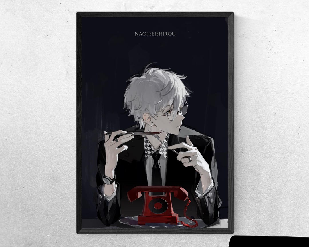 Nagi Seishirou Wallart | Blue Lock Nagi Poster, Blue Lock Wallart, Nagi ...