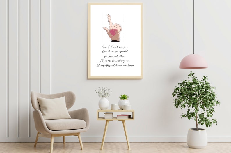 Fairy Tail Hand Sign Glitch Poster Printable Anime Wall Art Anime ...