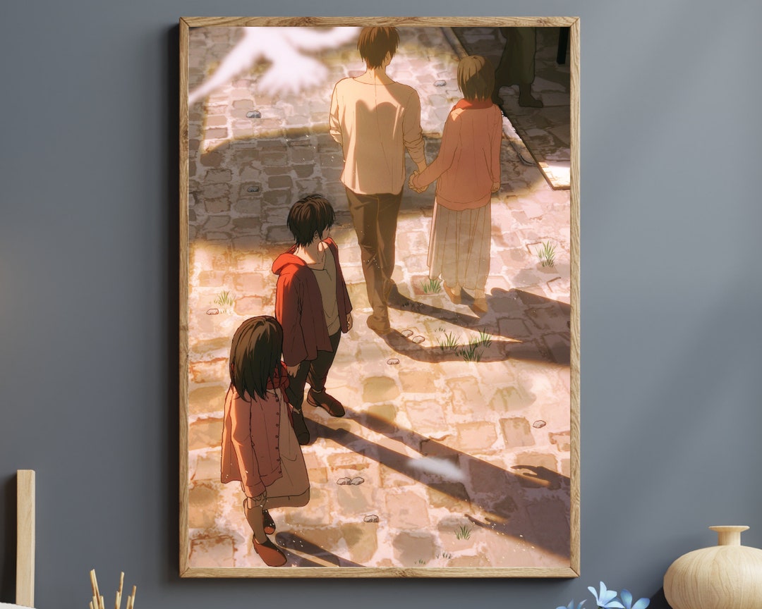 Anime Couple Wallart | Anime Couple Poster, Anime Fall Wallart, Anime ...