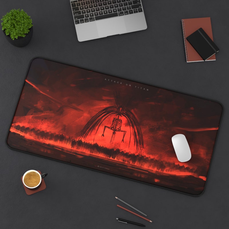 Attack on Titan Mouse Pad - Etsy