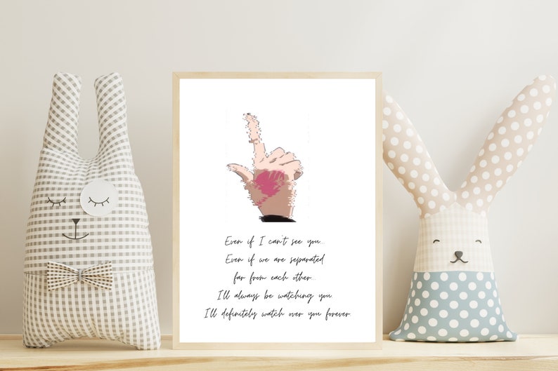 Fairy Tail Hand Sign Glitch Poster Printable Anime Wall Art Anime ...