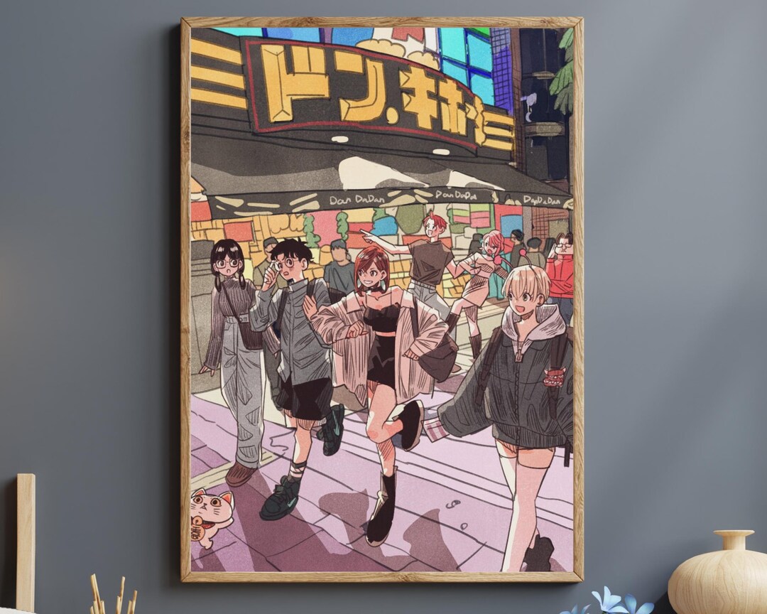 Okarun Momo Wallart | DDD Poster, DDD Wallart, Dandadan Anime Wall Art ...