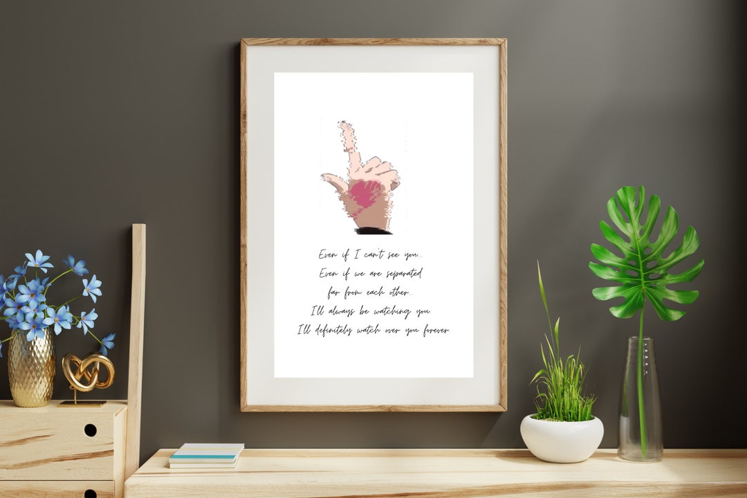 Fairy Tail Hand Sign Glitch Poster | Printable Anime Wall Art | Anime ...
