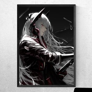 Alpha Punishing Gray Raven Wall Art | PGR Wall Art, PGR Poster | Gacha ...