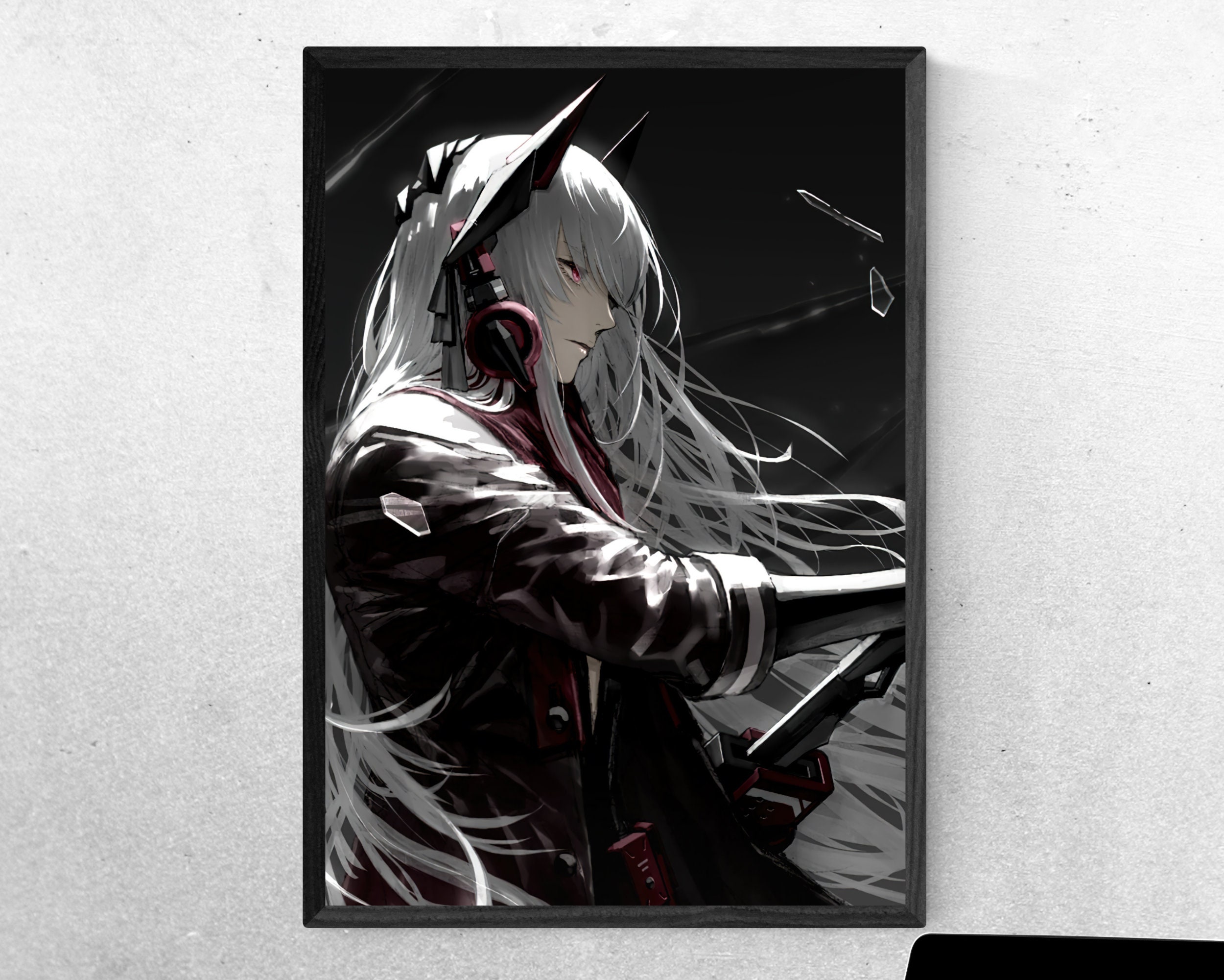 Alpha Punishing Gray Raven Wall Art PGR Wall Art, PGR Poster Gacha Game ...