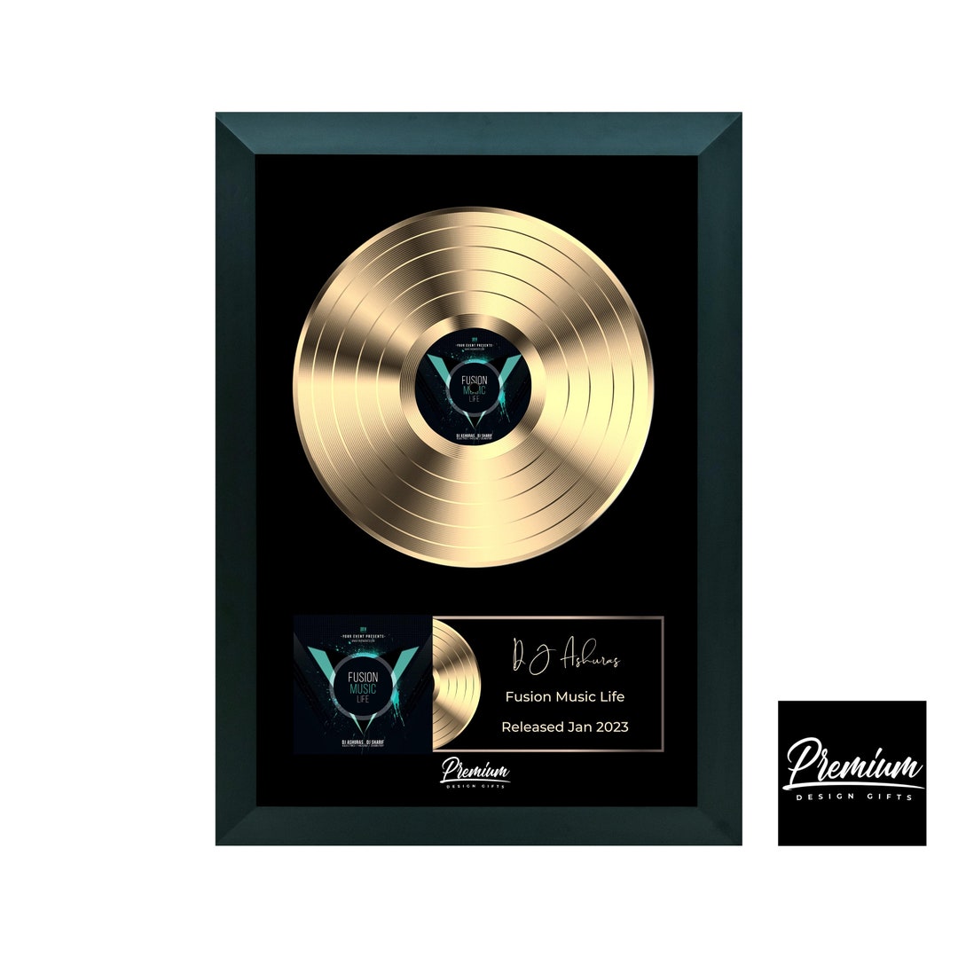 Custom Plaque | Personalized Plaque | Vinyl Poster | Frame Award Record ...
