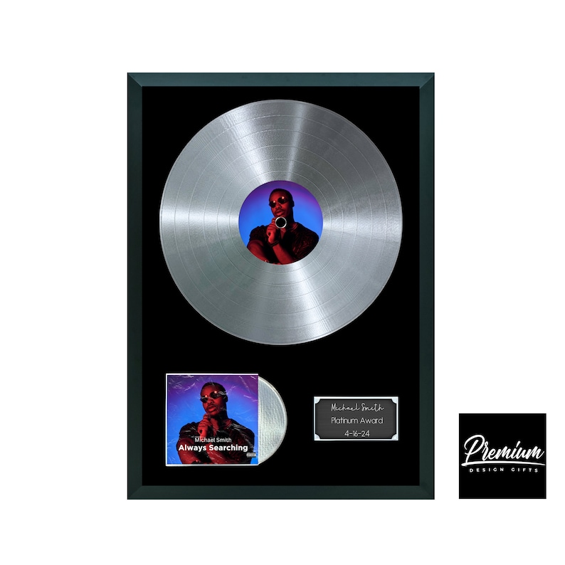 Custom Plaque | Personalized Plaque | Vinyl Portrait | Framed Award ...