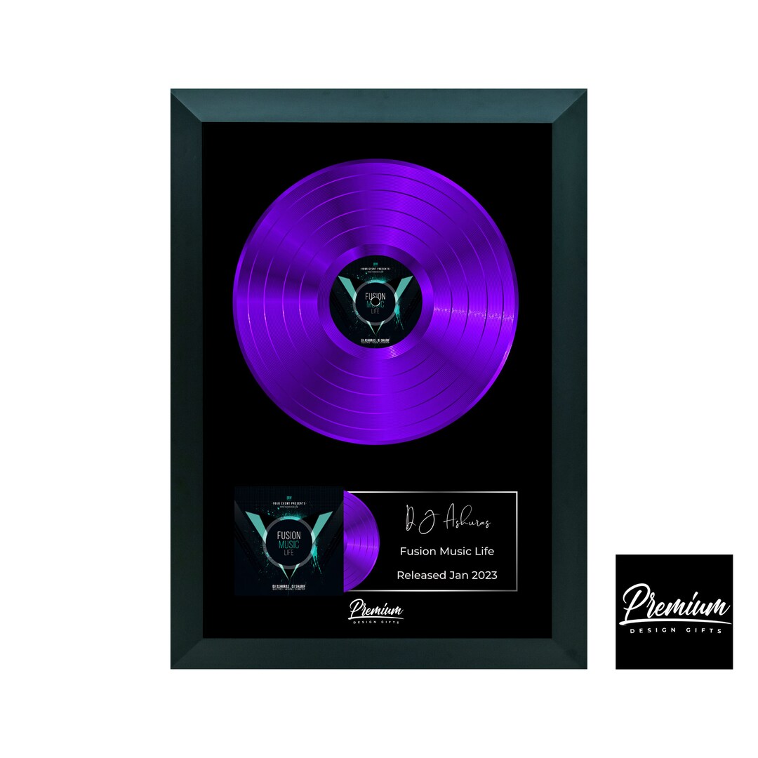 Custom Plaque | Personalized Plaque | Vinyl Poster | Frame Award Record ...