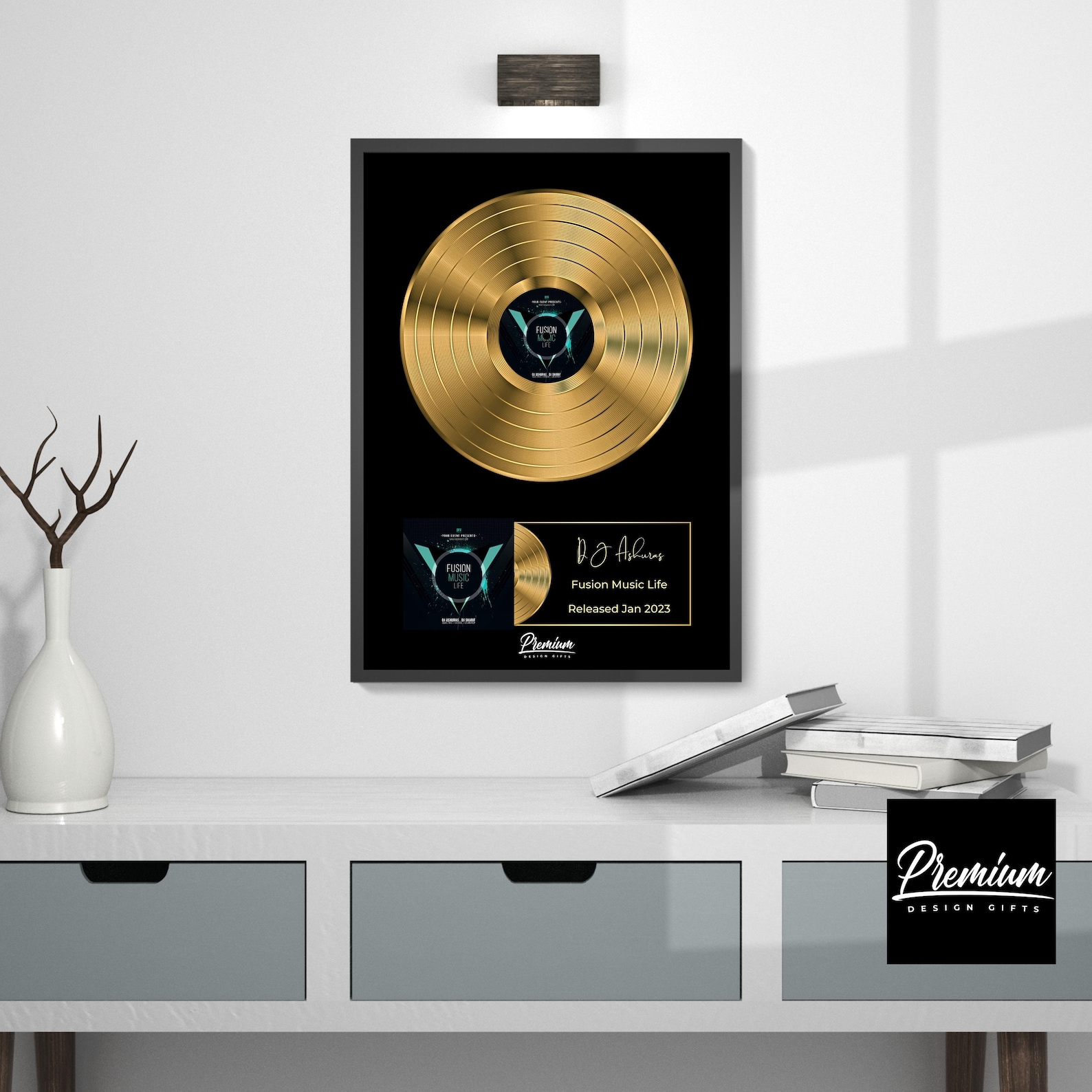 Custom Plaque | Personalized Plaque | Vinyl Poster | Frame Award Record ...