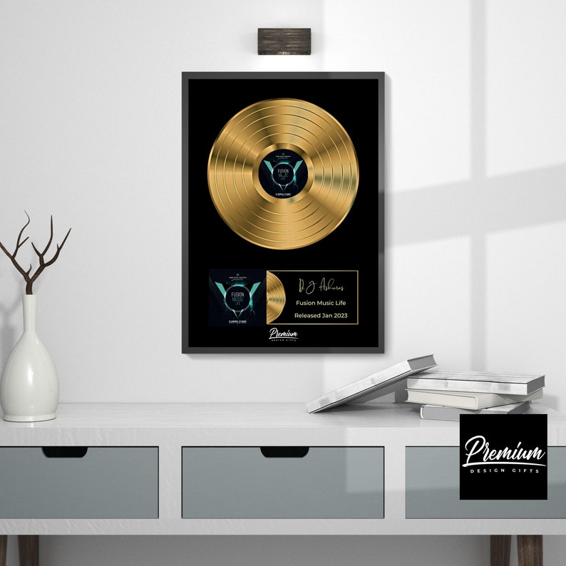 Custom Plaque | Personalized Plaque | Vinyl Poster | Frame Award Record ...