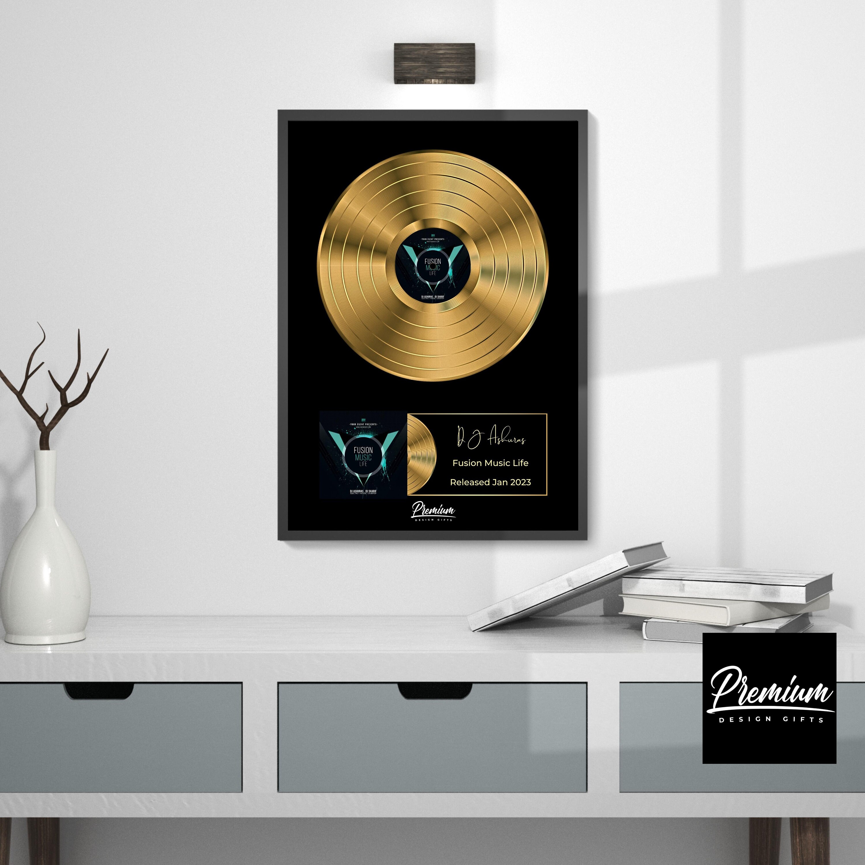 Custom Plaque | Personalized Plaque | Vinyl Poster | Frame Award Record ...