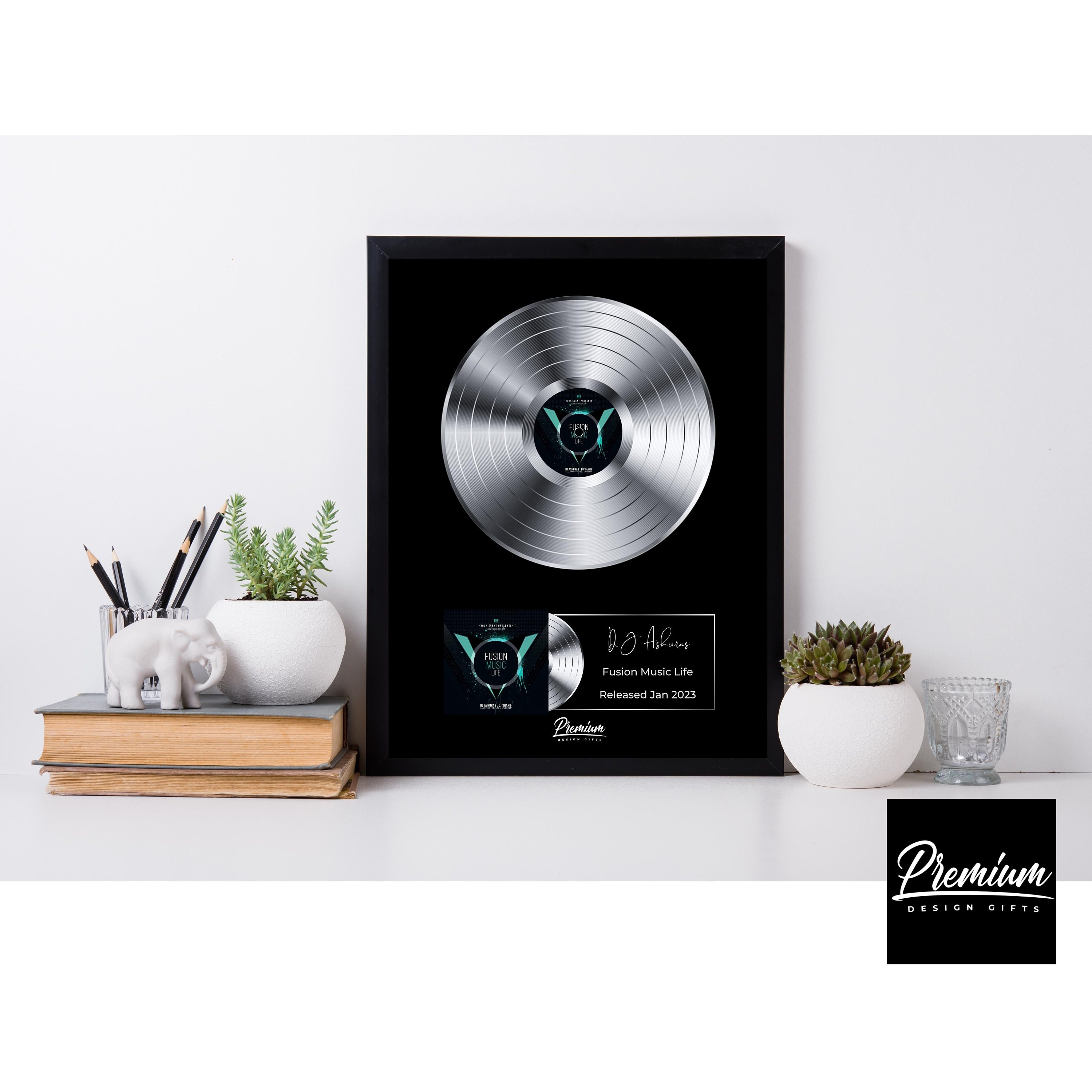 Custom Plaque | Personalized Plaque | Vinyl Poster | Frame Award Record ...