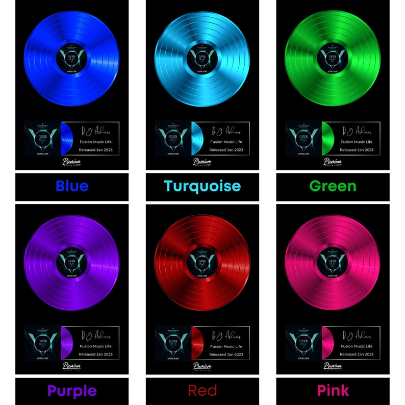 Custom Plaque | Personalized Plaque | Vinyl Poster | Frame Award Record ...