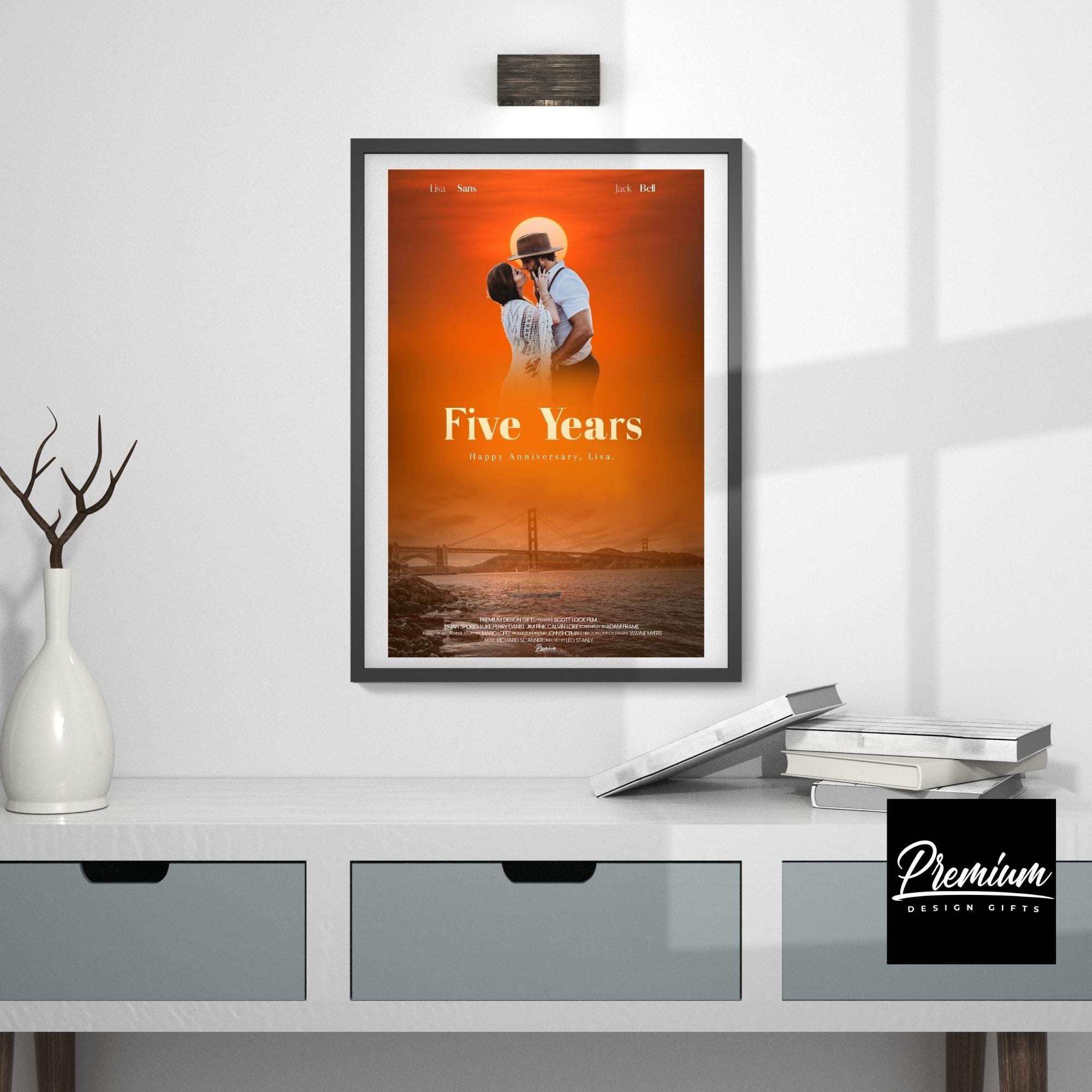 Custom Movie Poster Customized Movie Posters for Couples Personalized ...