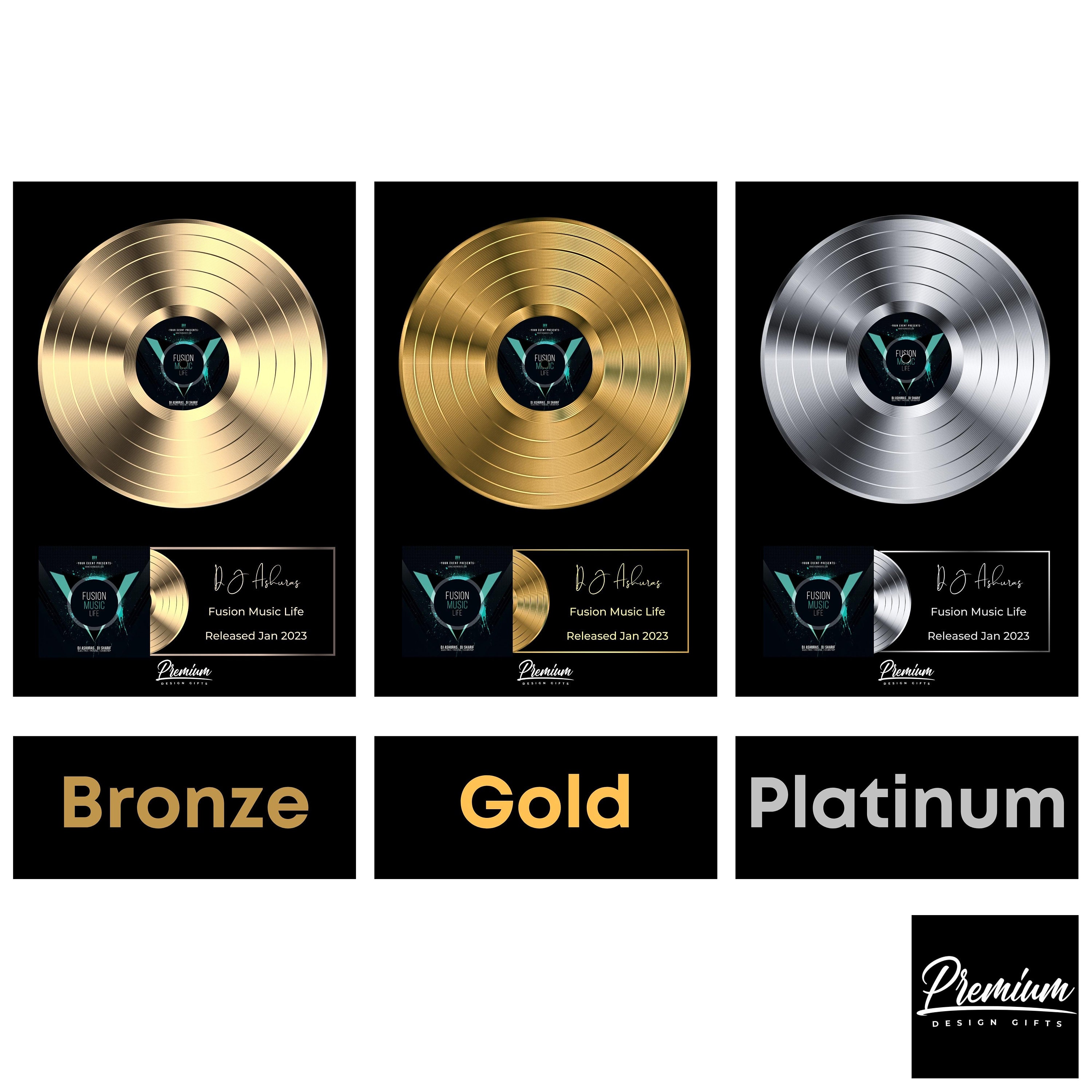 Custom Plaque | Personalized Plaque | Vinyl Poster | Frame Award Record ...