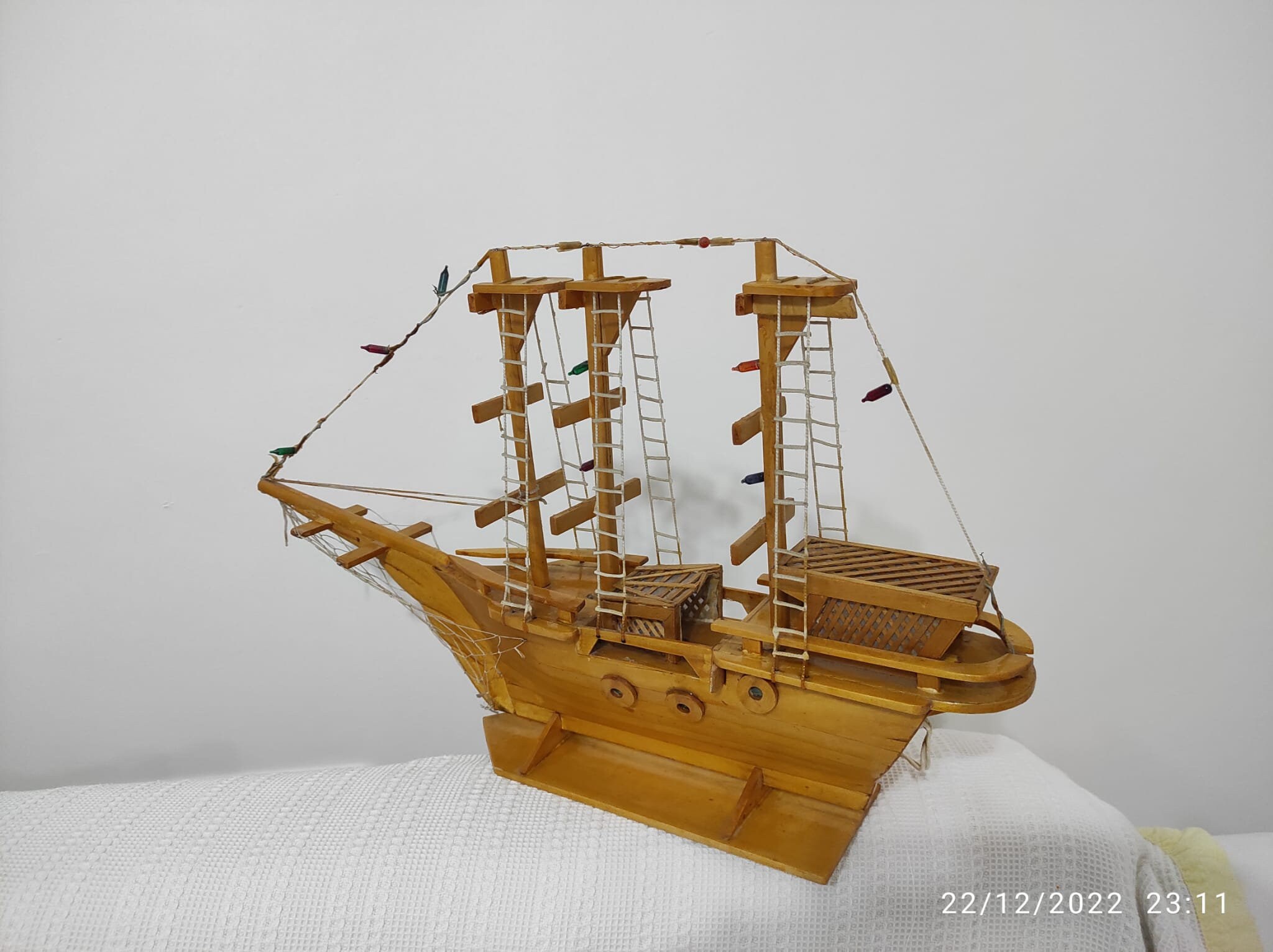 Wooden Handmade Ship Model , Hand Made Wood Ship , Personalized Ship ...