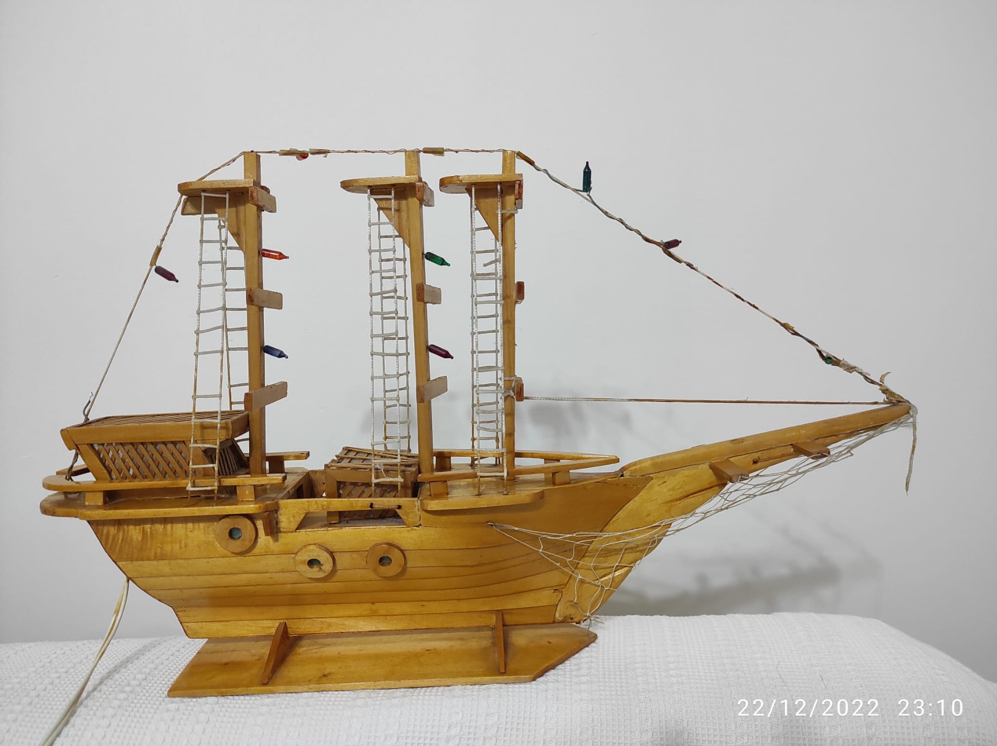 Wooden Handmade Ship Model , Hand Made Wood Ship , Personalized Ship ...