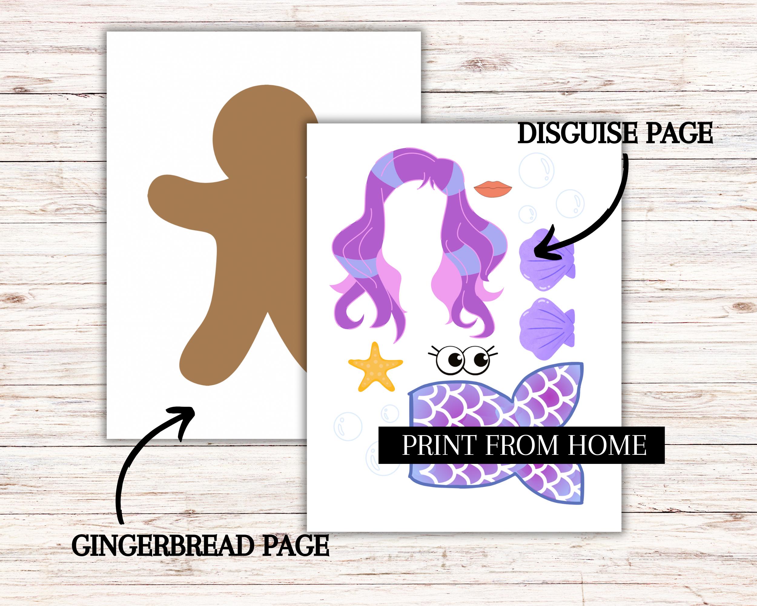 Disguise a Gingerbread Man, Gingerbread in Disguise Printable ...