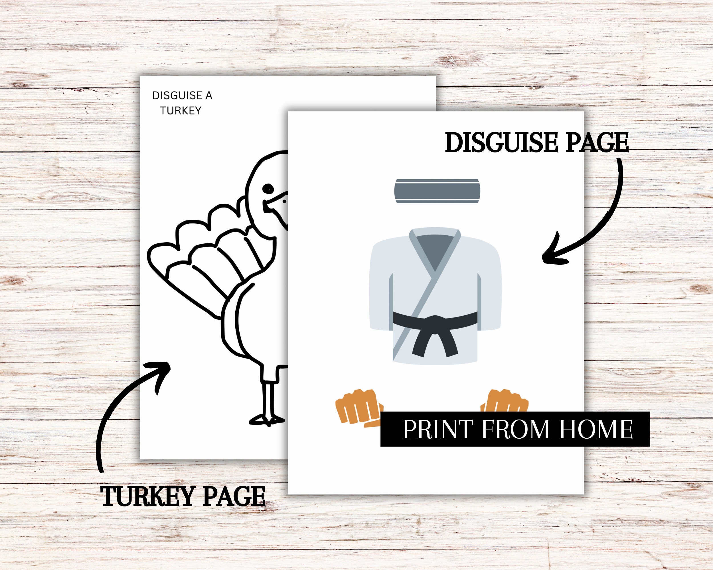 Disguise a Turkey Turkey in Disguise Printable (Instant Download) - Etsy
