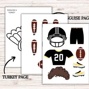 Disguise a Turkey, Turkey in Disguise Printable, Thanksgiving ...