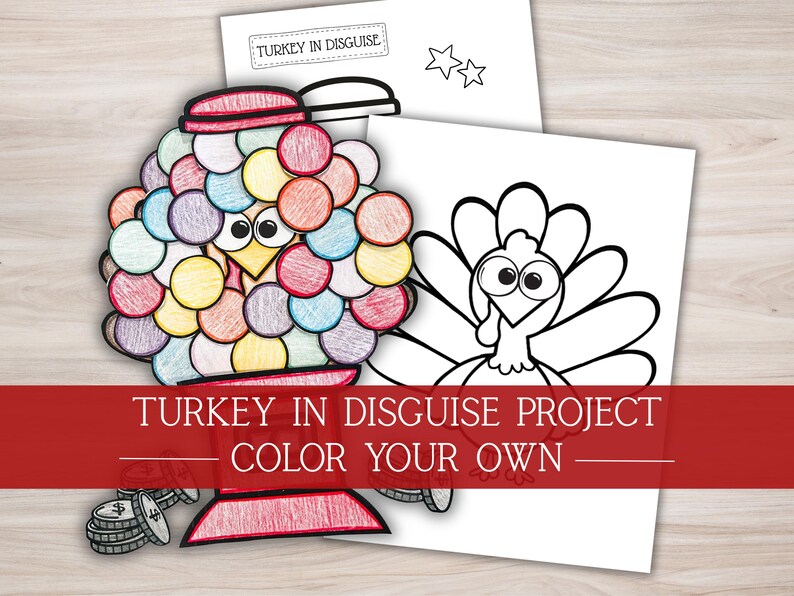 Disguise a Turkey, Turkey in Disguise Printable, Thanksgiving ...