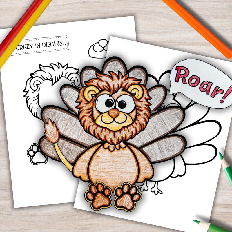 Disguise Turkey Lion - Etsy New Zealand