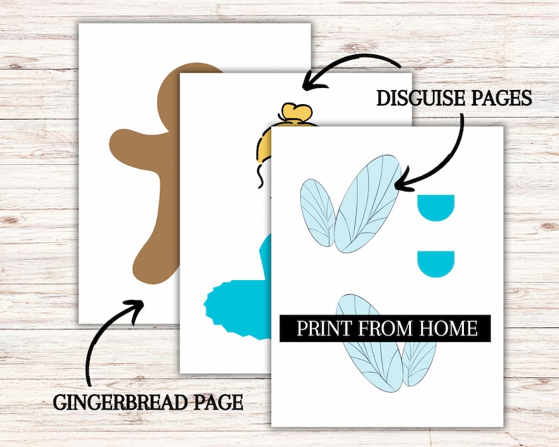 Disguise a Gingerbread Man, Gingerbread in Disguise Printable ...