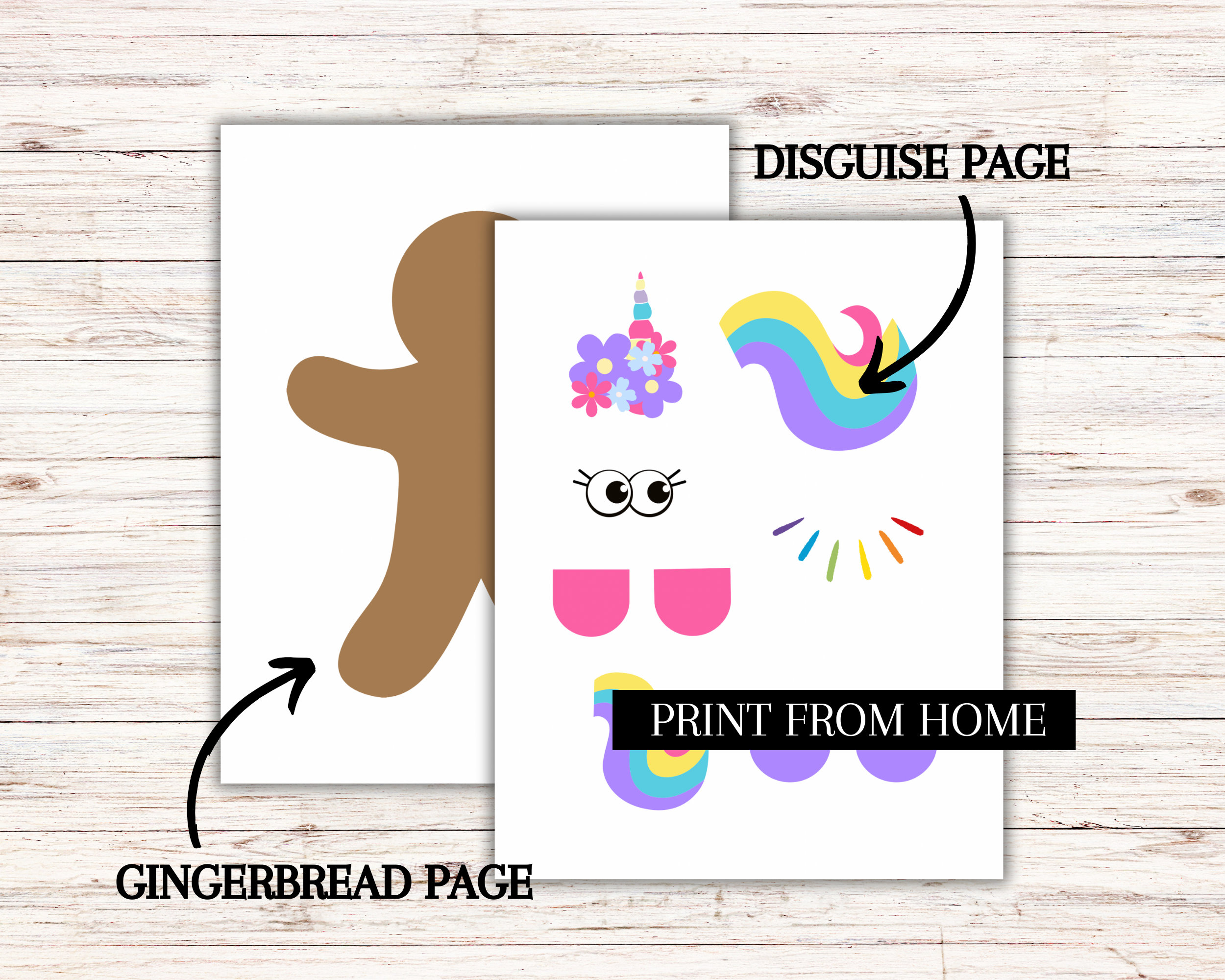Disguise a Gingerbread Man, Gingerbread in Disguise Printable ...
