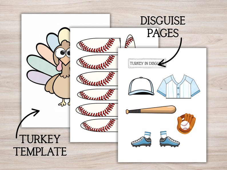 Disguise a Turkey, Turkey in Disguise Printable, Thanksgiving ...