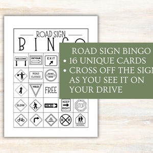 Road Trip Games, License Plate Game, Road Trip Bingo, Travel Bingo, Car ...