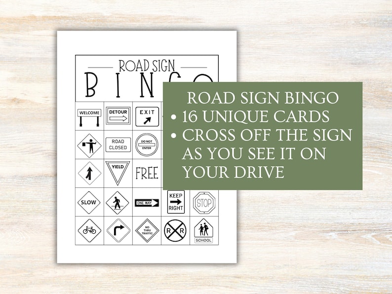 Road Trip Games, License Plate Game, Road Trip Bingo, Travel Bingo, Car ...