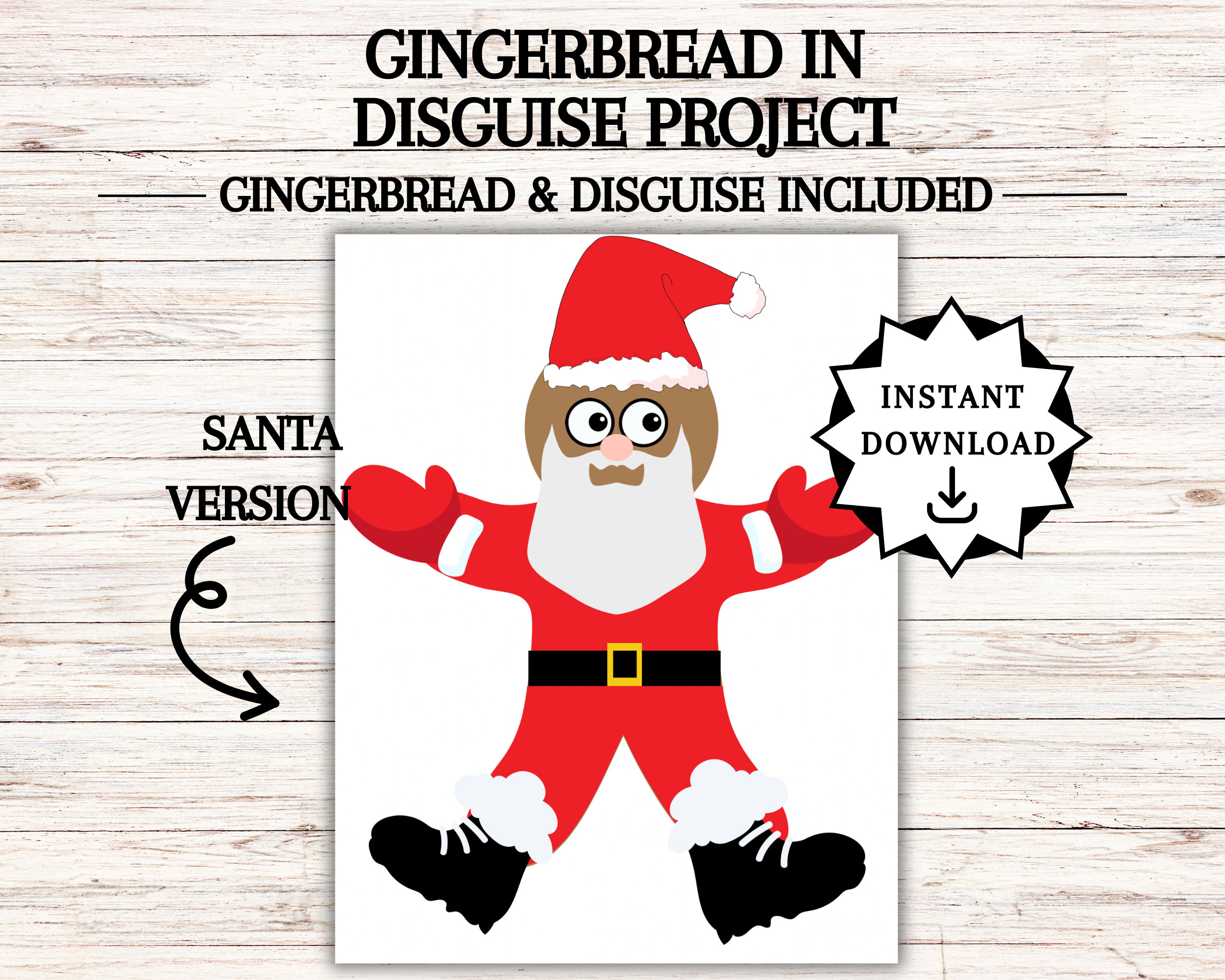 Disguise a Gingerbread Man, Gingerbread in Disguise Printable ...