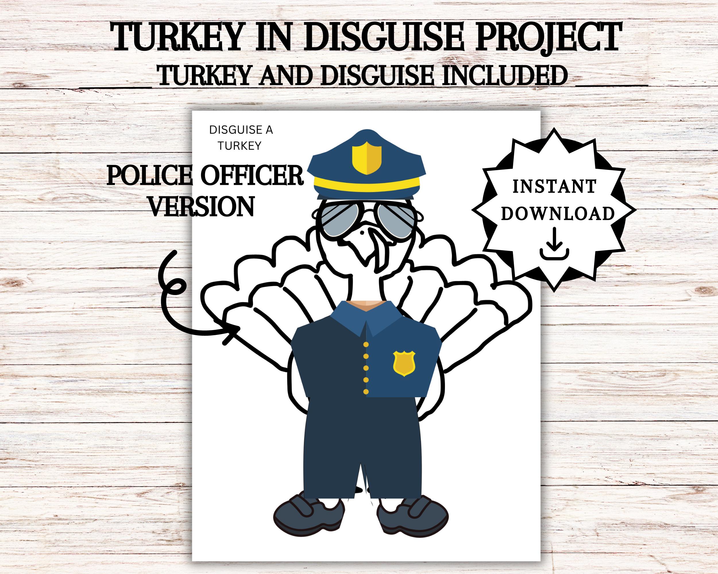 Disguise a Turkey, Turkey in Disguise Printable, Thanksgiving ...