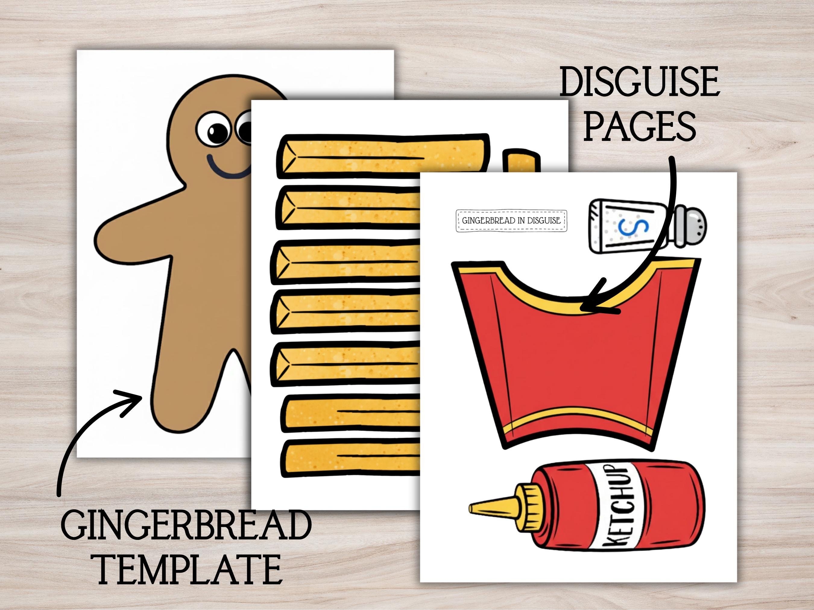 Disguise a Gingerbread Man, Gingerbread in Disguise Printable ...