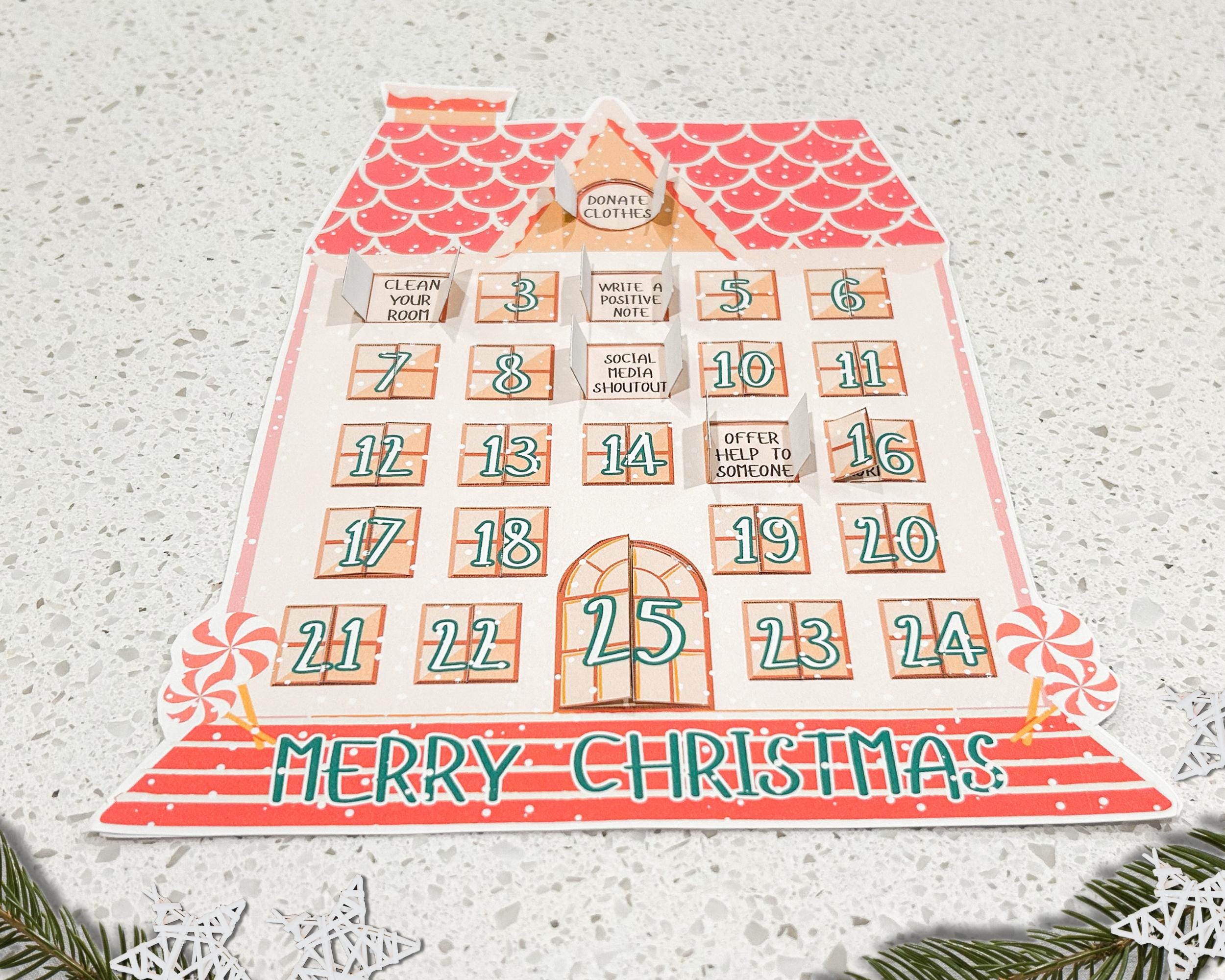 Teen Advent Calendar, Acts of Kindness Advent, Christmas Countdown ...