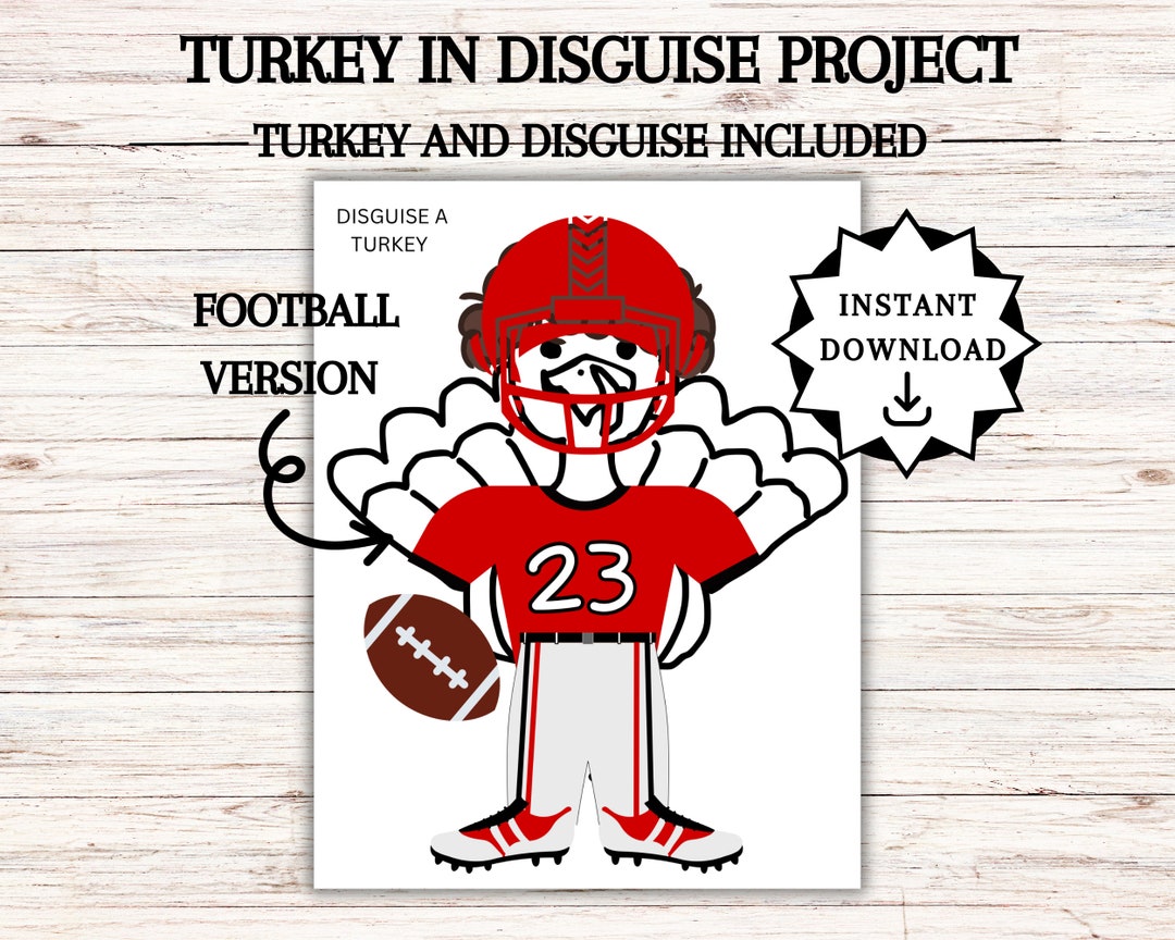 Disguise a Turkey, Turkey in Disguise Printable, Thanksgiving ...