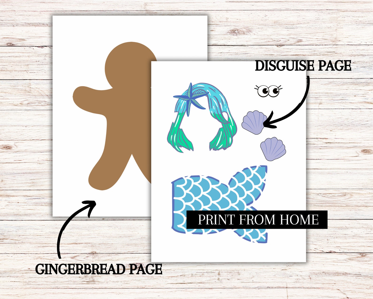 Disguise a Gingerbread Man, Gingerbread in Disguise Printable ...