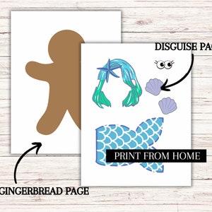 Disguise a Gingerbread Man, Gingerbread in Disguise Printable ...