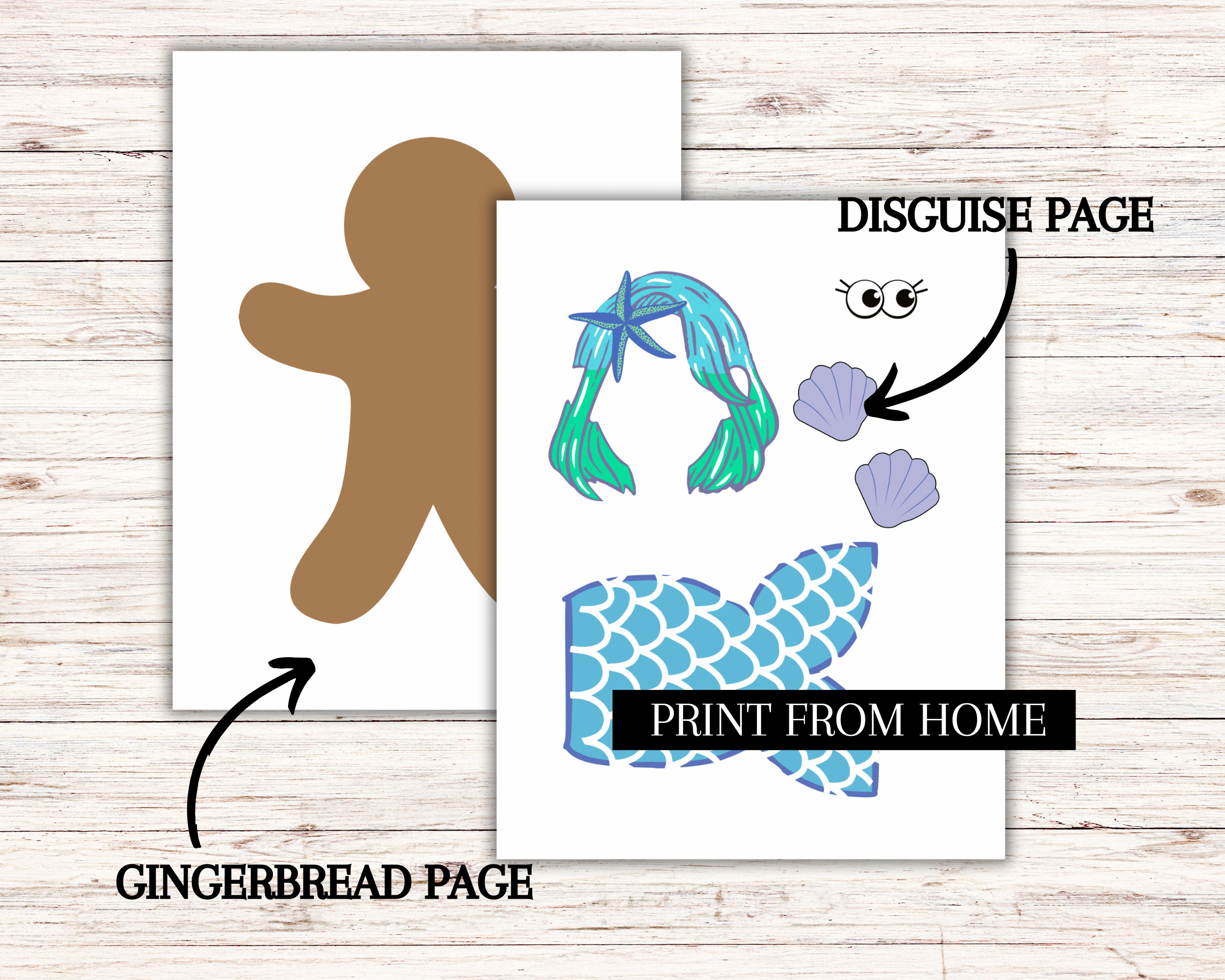 Disguise a Gingerbread Man, Gingerbread in Disguise Printable ...