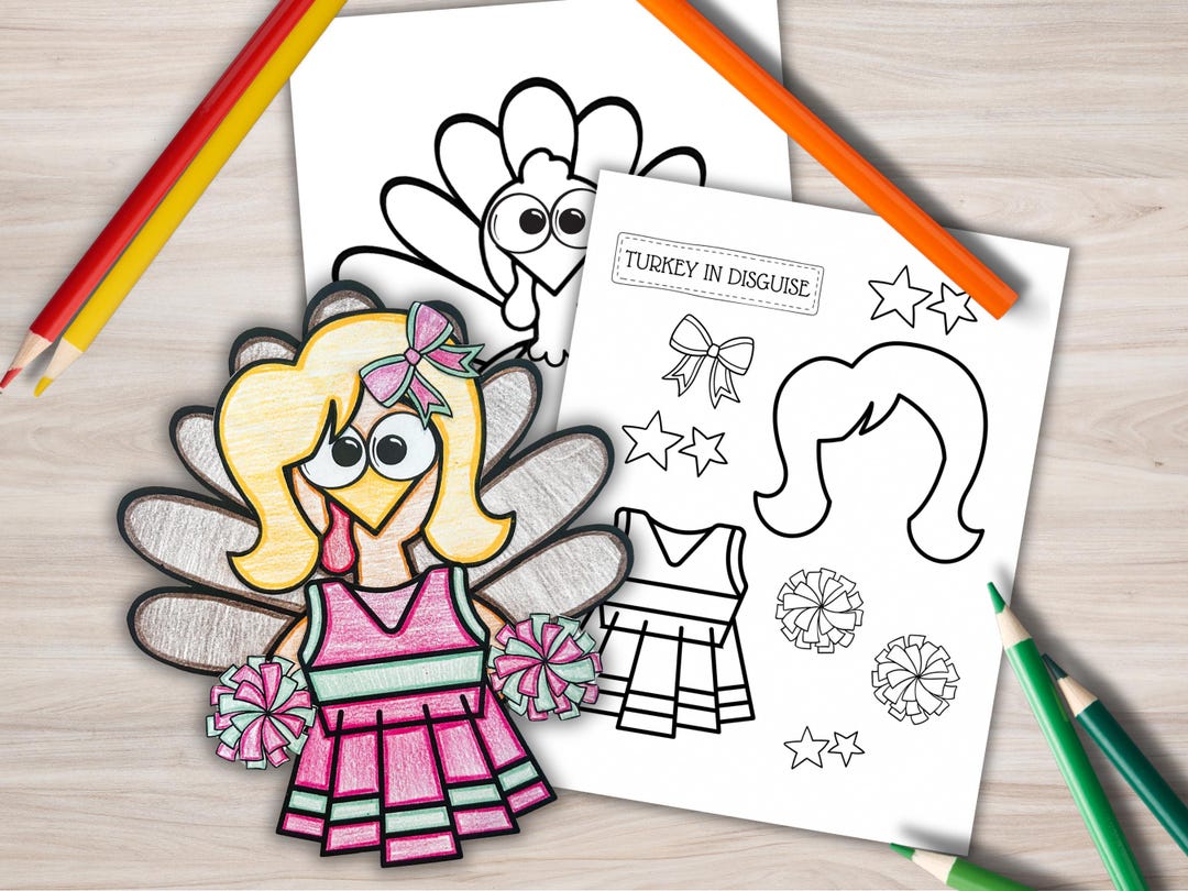 Disguise a Turkey, Turkey in Disguise Printable, Thanksgiving ...