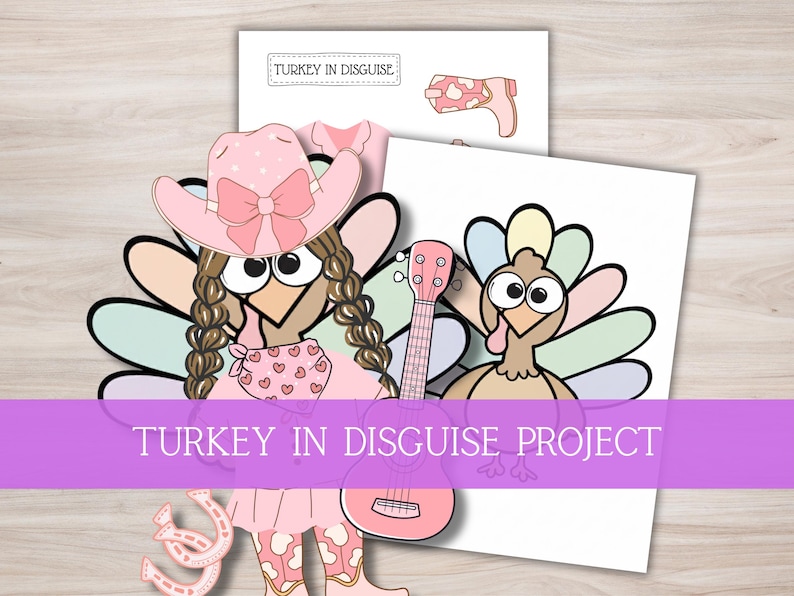 Disguise a Turkey, Turkey in Disguise Printable, Thanksgiving ...