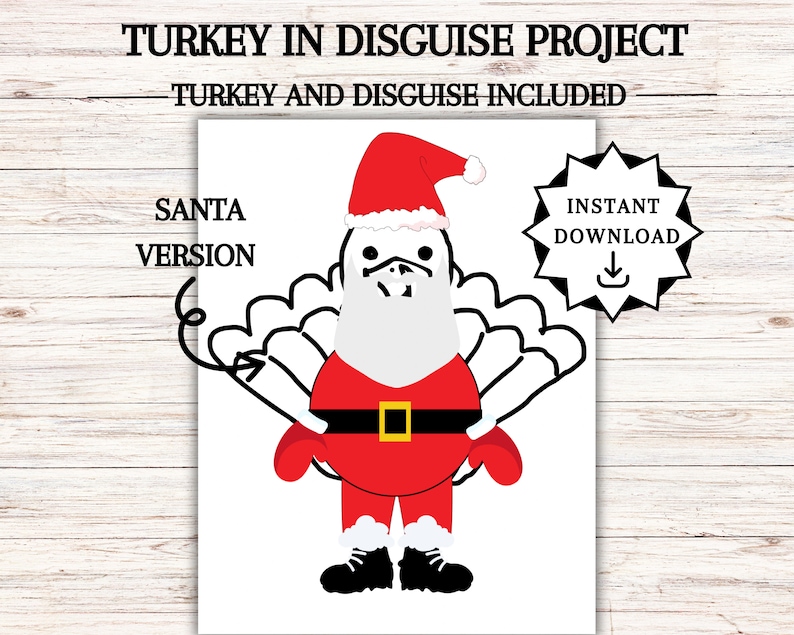 Disguise a Turkey, Turkey in Disguise Printable, Thanksgiving ...