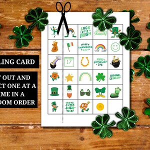 St. Patrick's Day Bingo, Printable St. Patrick's Day Bingo, St. Patrick ...