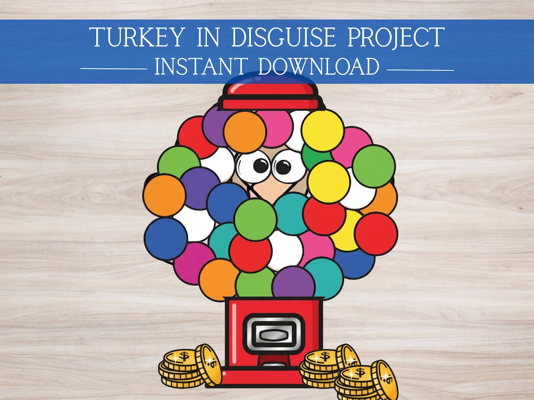 Disguise a Turkey, Turkey in Disguise Printable, Thanksgiving ...