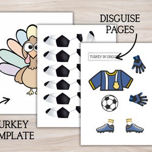 Disguise a Turkey, Turkey in Disguise Printable, Thanksgiving ...