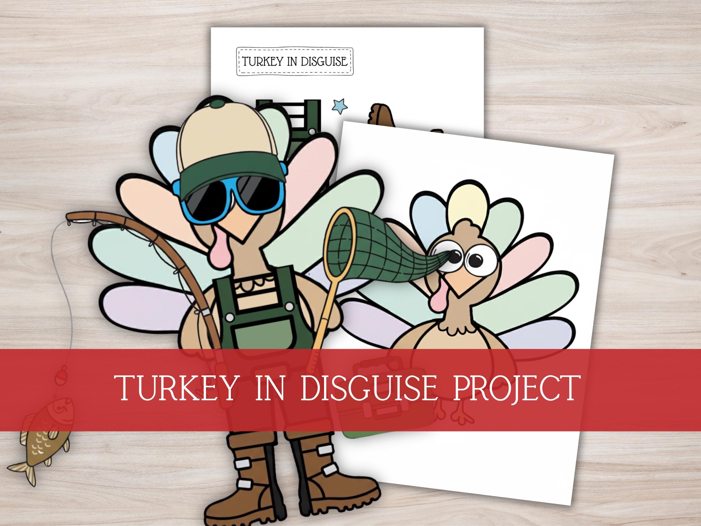 Disguise a Turkey, Turkey in Disguise Printable, Thanksgiving ...