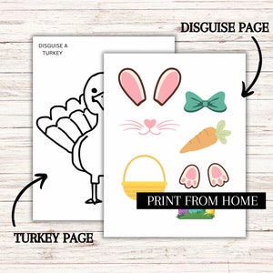 Disguise a Turkey, Turkey in Disguise Printable, Thanksgiving ...